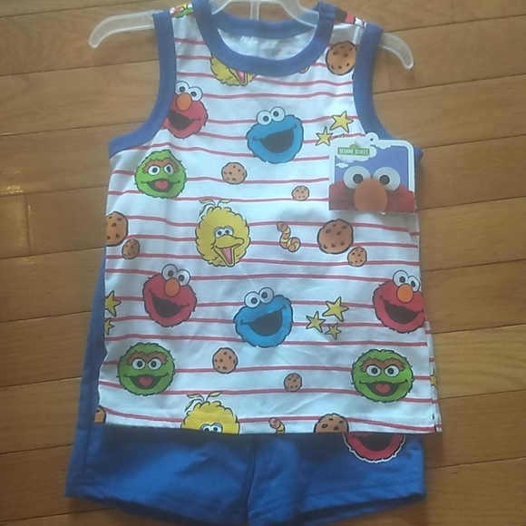 Sesame Street | Matching Sets | Sesame 2 Piece Tank And Short Set ...
